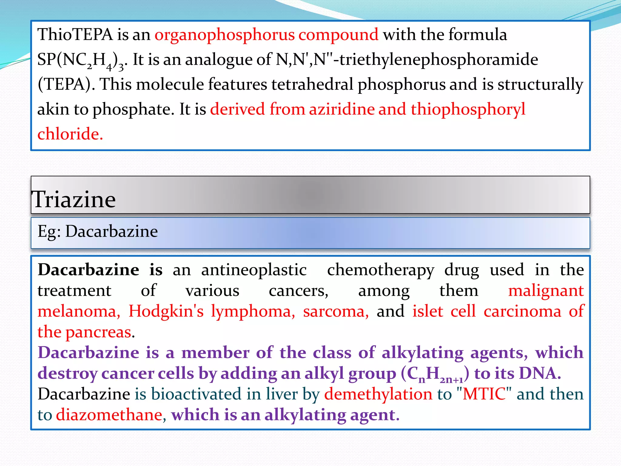 Anti Cancer Drugs | PPTX
