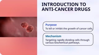 Anti-Cancer-Drugs presentation by Dr. Tasneem | PPTX
