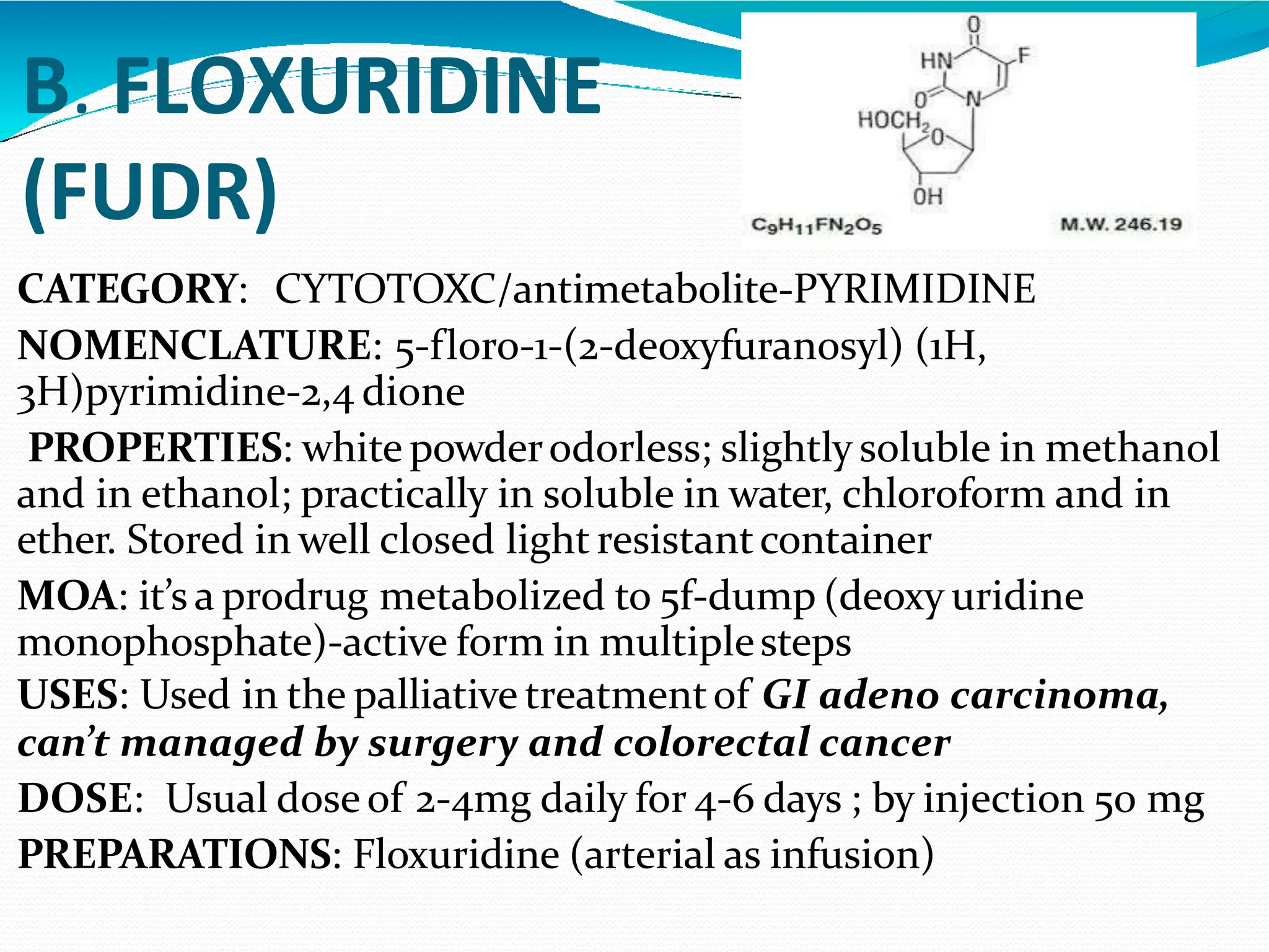 Anti-cancer Agents in Medicinal Chemistry-II | PPTX
