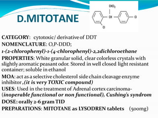 Anti-cancer Agents in Medicinal Chemistry-II | PPTX