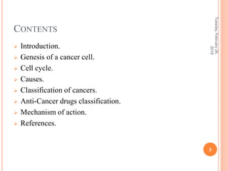 Anti cancer drugs | PPTX