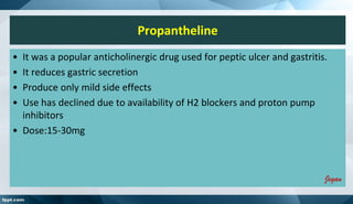 Anti cholinergic drugs | PPT