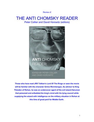 Anti-Chomsky-Reader-review.pdf Peter Collier | PDF