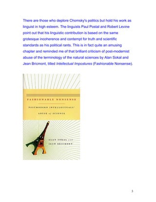 Anti-Chomsky-Reader-review.pdf Peter Collier | PDF