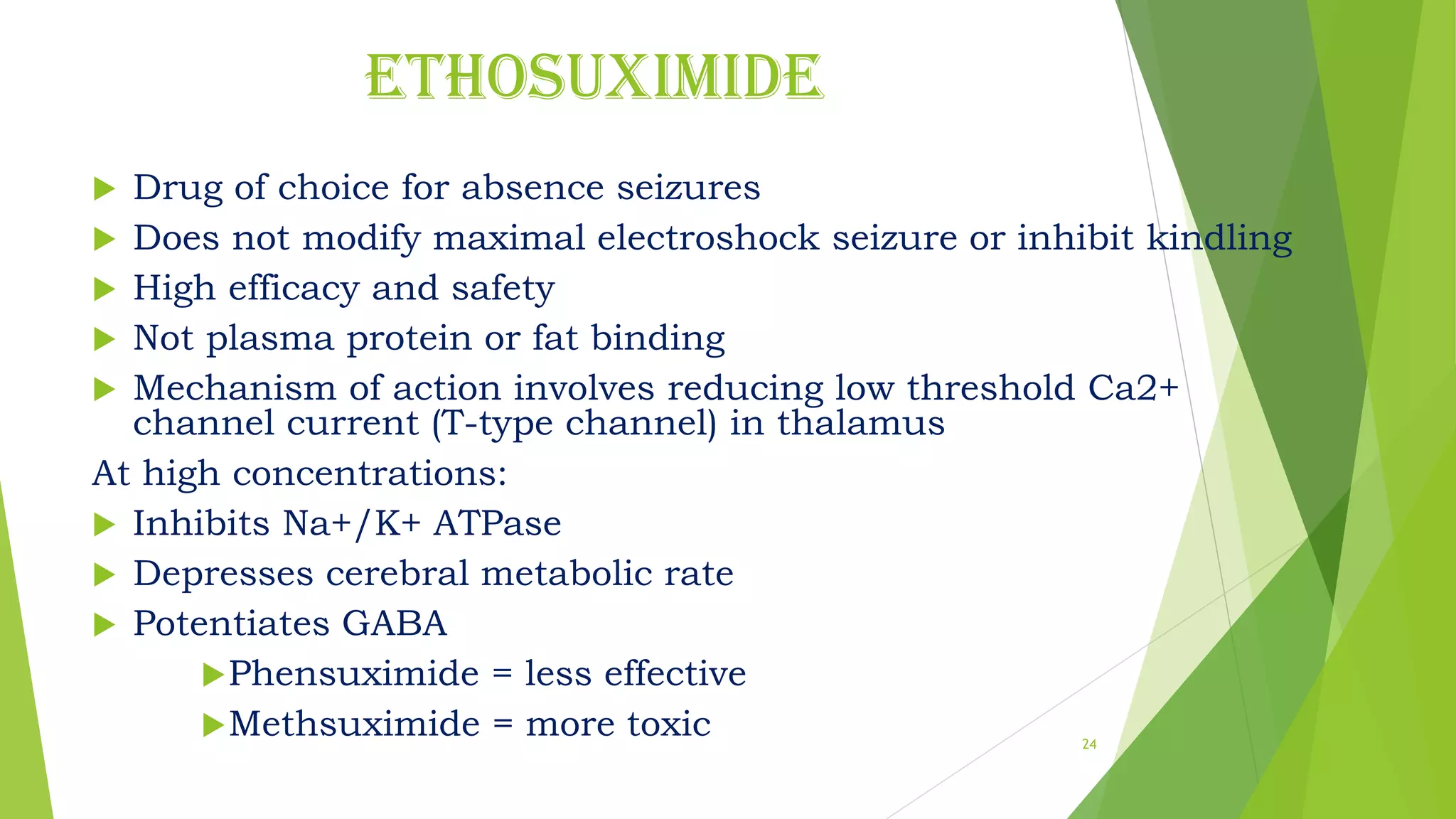 Anti convulsant drugs | PDF