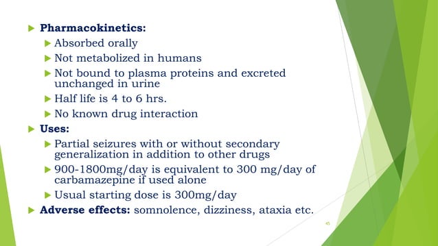 Anti convulsant drugs | PDF
