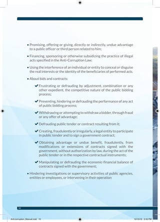 Anti Corruption Manual | PDF