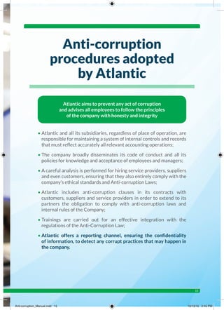 Anti Corruption Manual | PDF