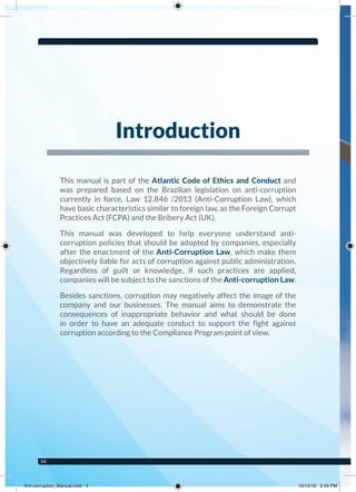Anti Corruption Manual | PDF