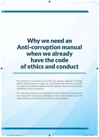 Anti Corruption Manual | PDF