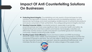 Anti-Counterfeit Solutions - VCQRU (IT Services) | PPTX