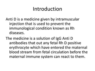 Anti d | PPTX