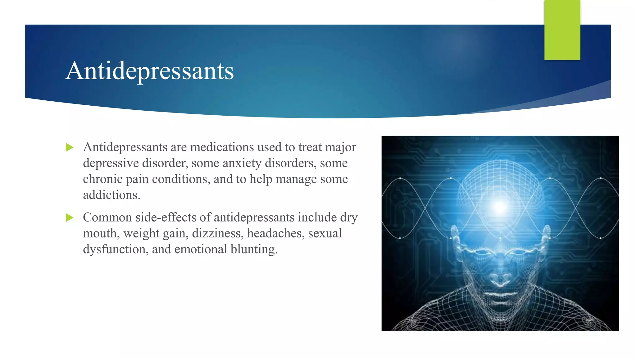Anti depressant drugs | PPTX