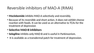 Anti-Depressants pharmacology 1slide.pptx