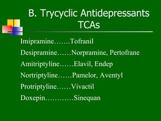 Anti depressants and mood stabilizers | PPT | Brain and Nervous System ...