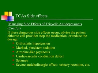 Anti depressants and mood stabilizers | PPT | Brain and Nervous System ...