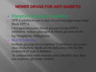 Anti diabetic drugs | PPT