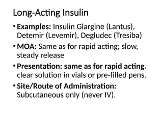Anti-Diabetic Drugs and Glucagon -2.pptx