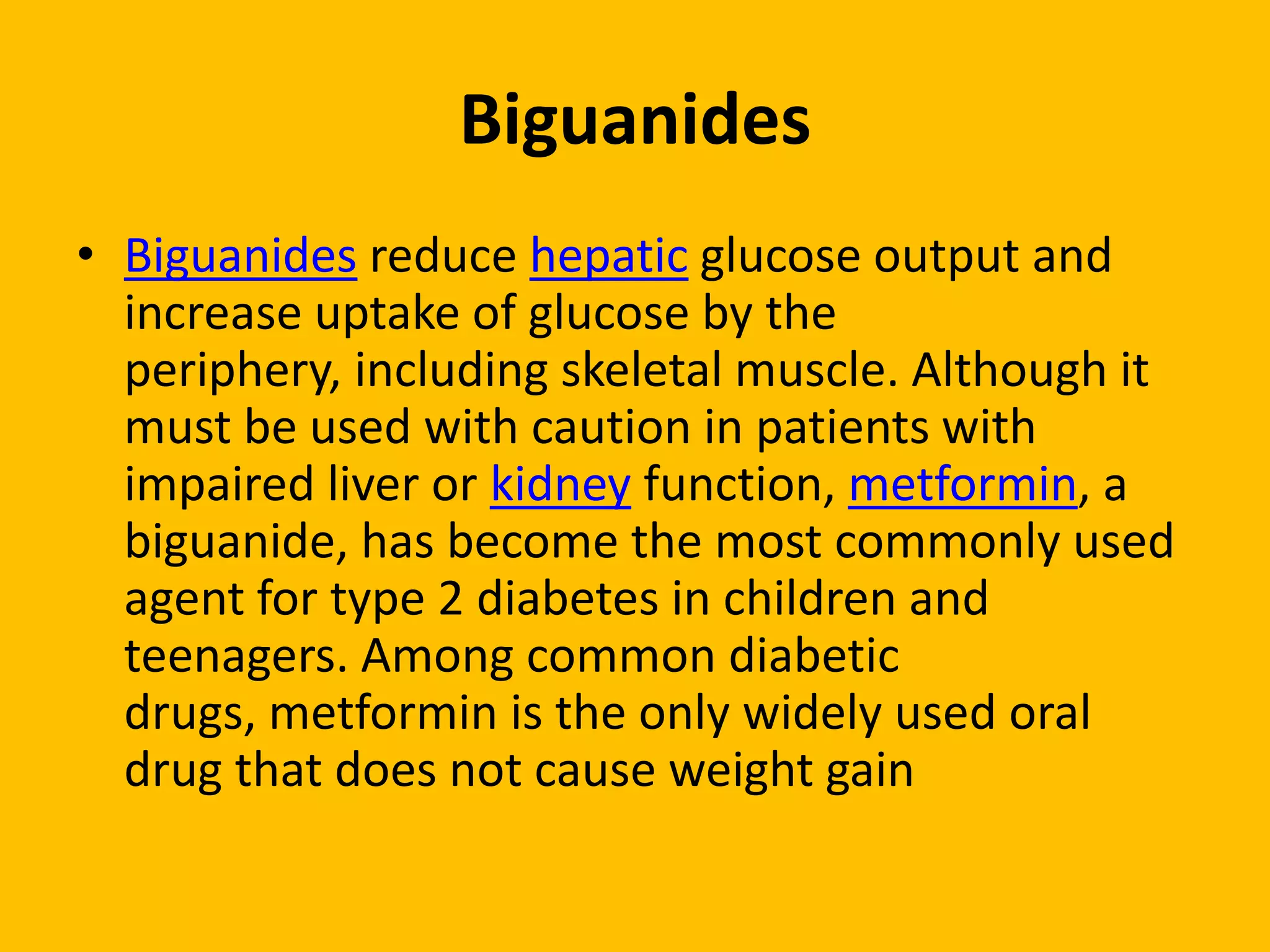 Anti diabetic medication | PPTX