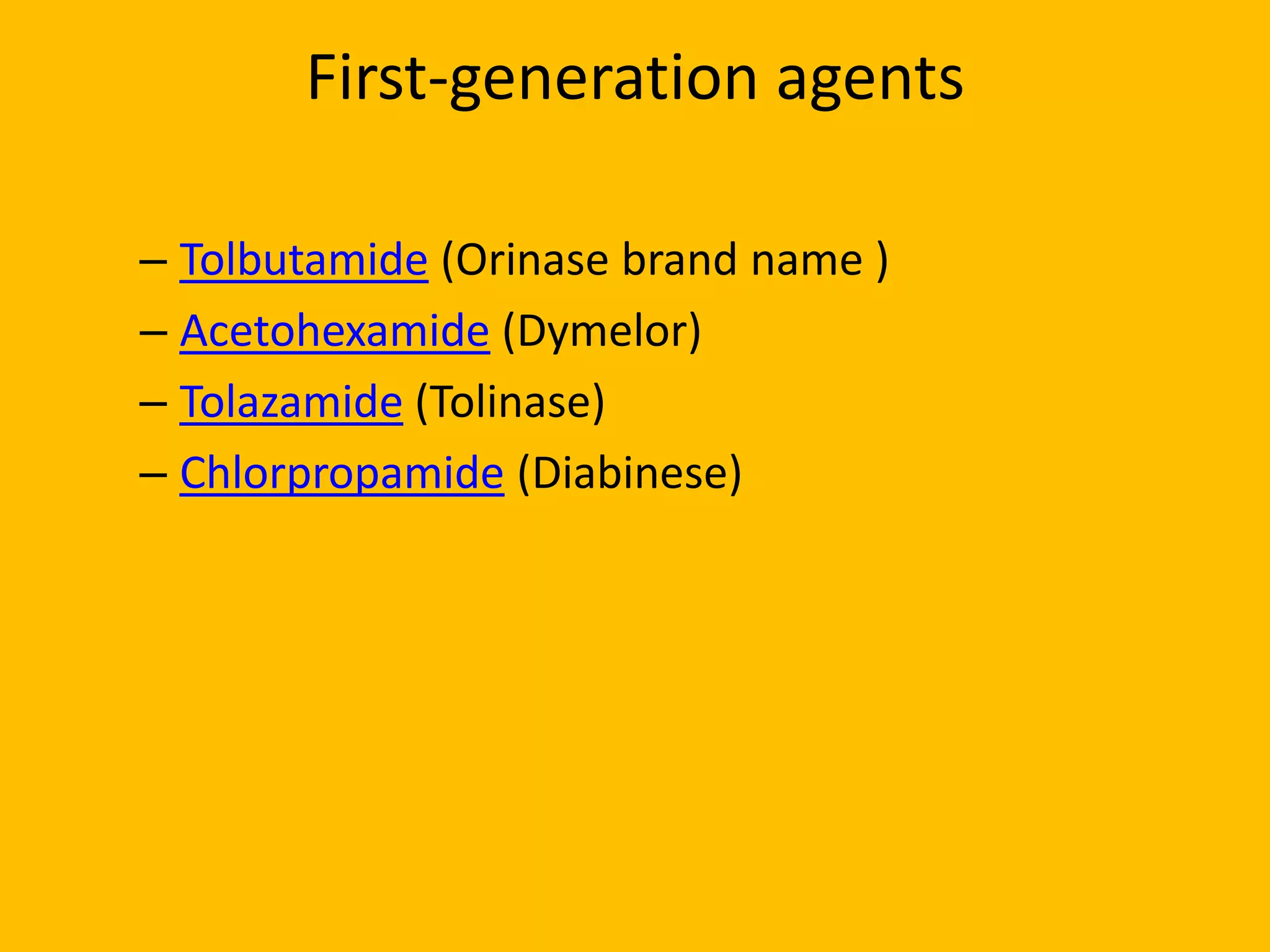 Anti diabetic medication | PPTX