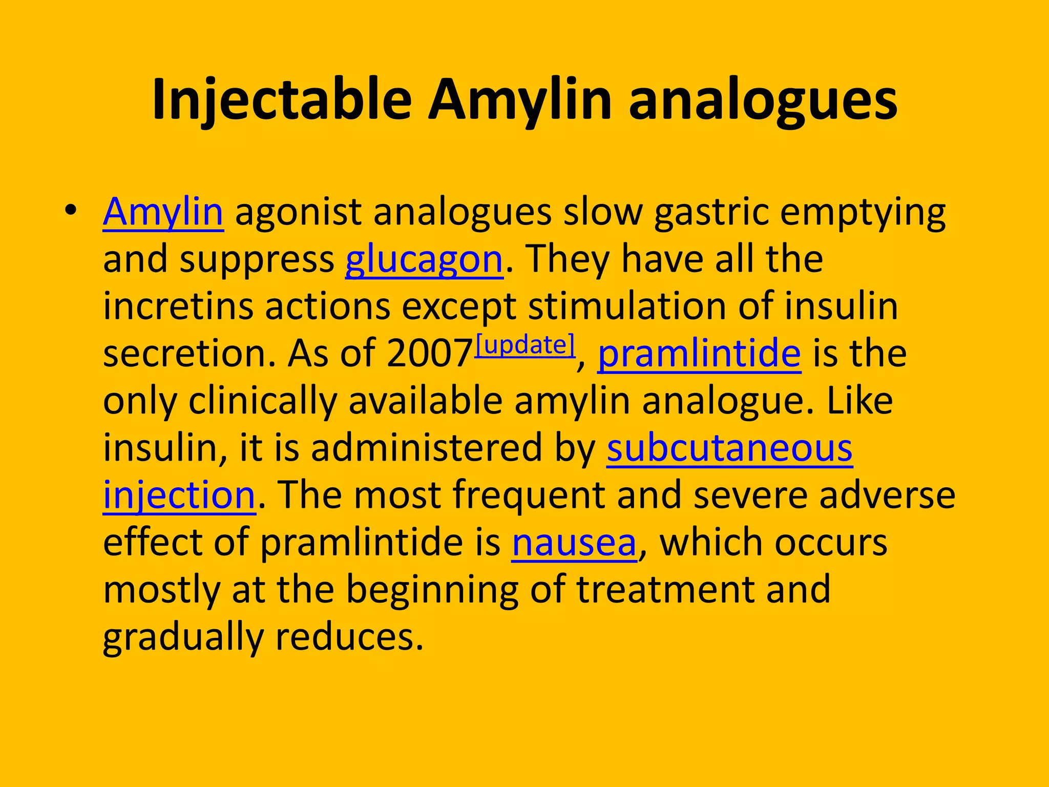 Anti diabetic medication | PPTX