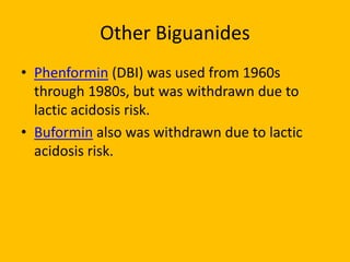 Anti diabetic medication | PPTX