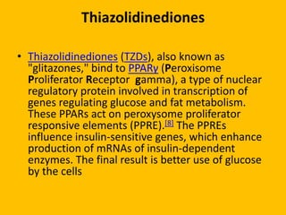 Anti diabetic medication | PPTX
