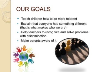 Anti discrimination in primary schools | PPTX