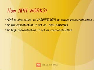 Anti diuretics | PDF