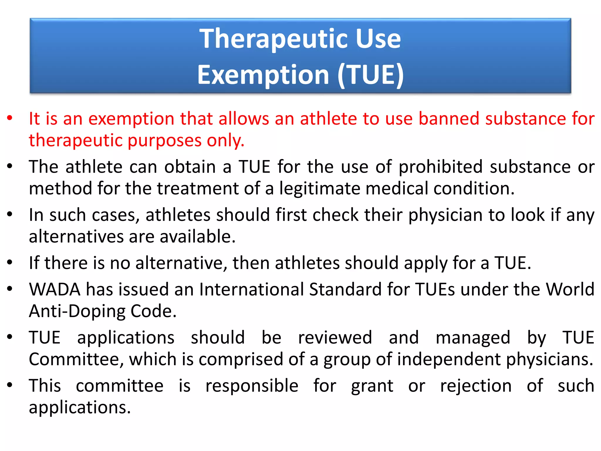 Anti doping in sports | PPTX
