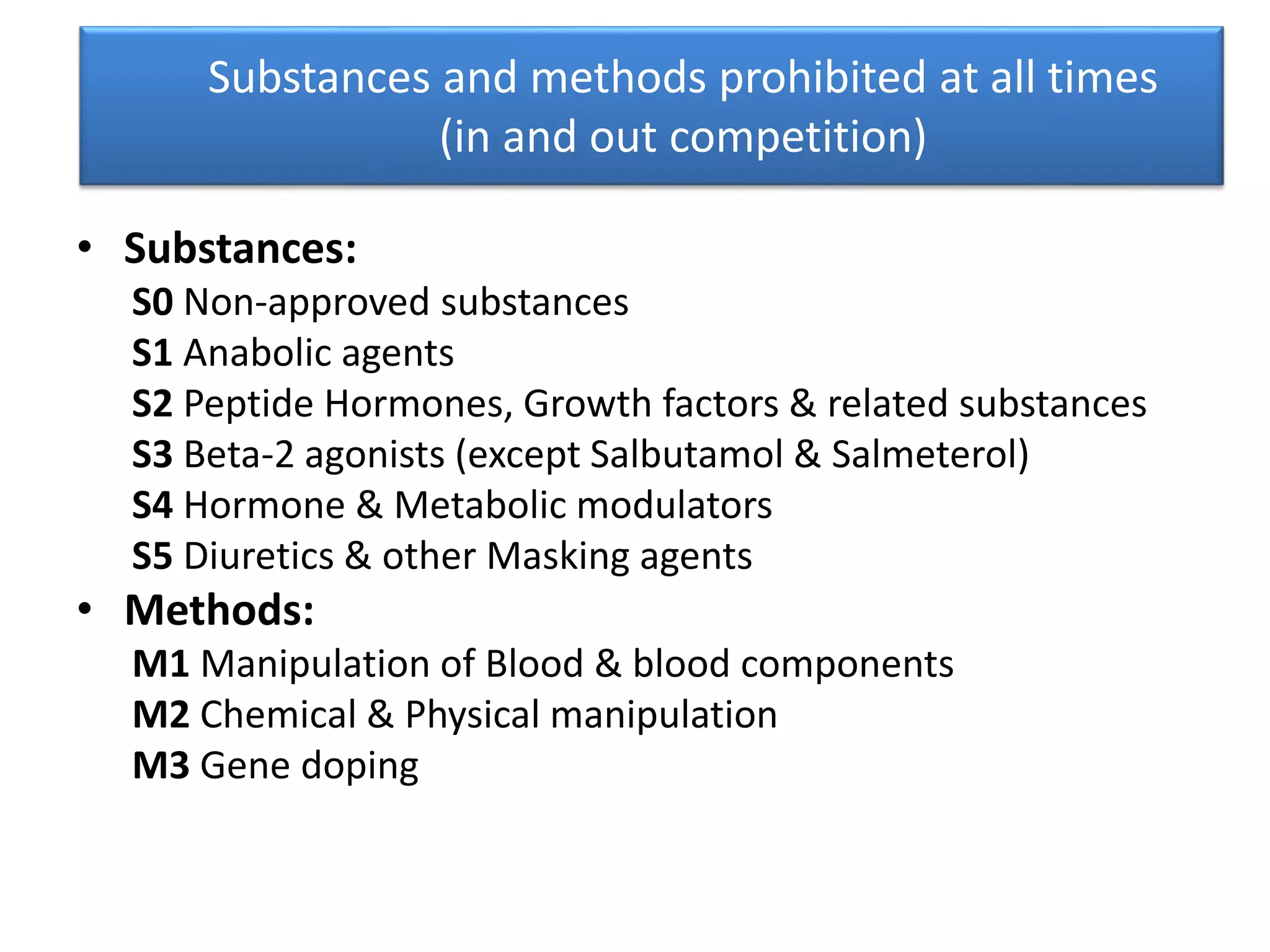 Anti doping in sports | PPTX