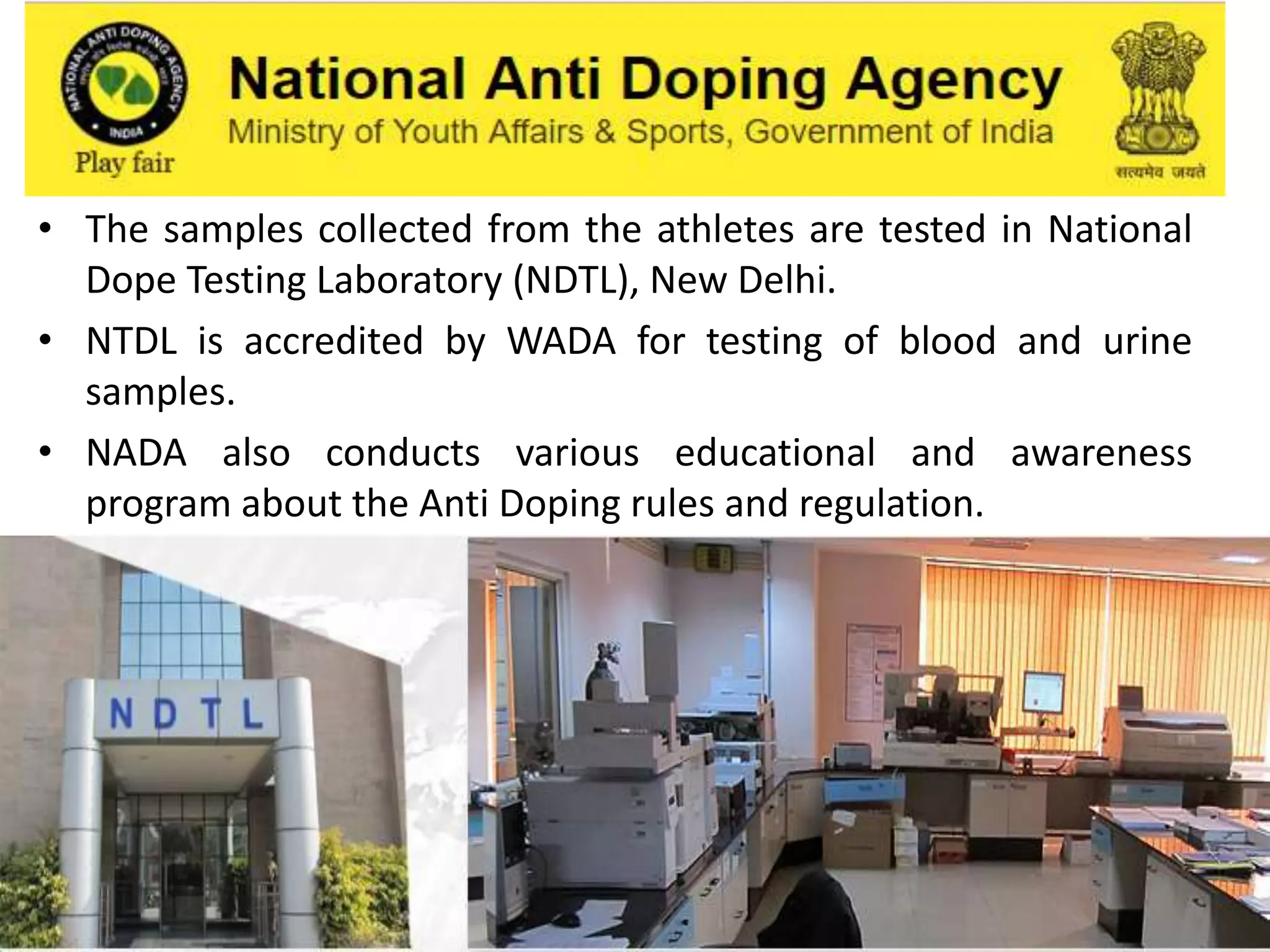 Anti doping in sports | PPTX