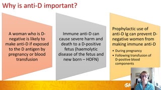 Anti-D Presentation - Anti-D Lessons from SHOT - Serious Hazards of ...