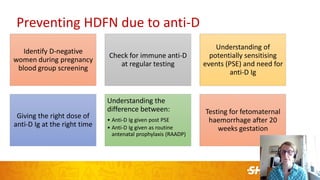 Anti-D Presentation - Anti-D Lessons from SHOT - Serious Hazards of ...