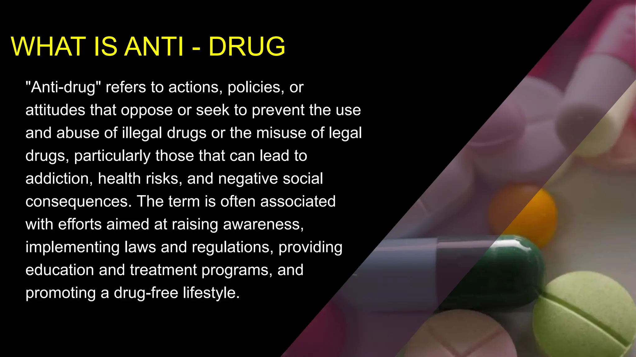 ANTI-DRUG presentation Grade - 9 class project .pptx