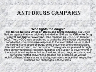 Anti Drugs Campaign | PPT