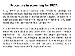 Anti-Drunk and Drugged Driving Act (RA 10586).pptx