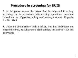 Anti-Drunk and Drugged Driving Act (RA 10586).pptx