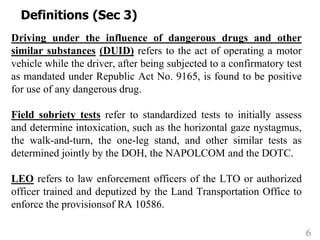 Anti-Drunk and Drugged Driving Act (RA 10586).pptx