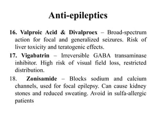 Anti-epileptics- part 3.pptx. ... | PPT