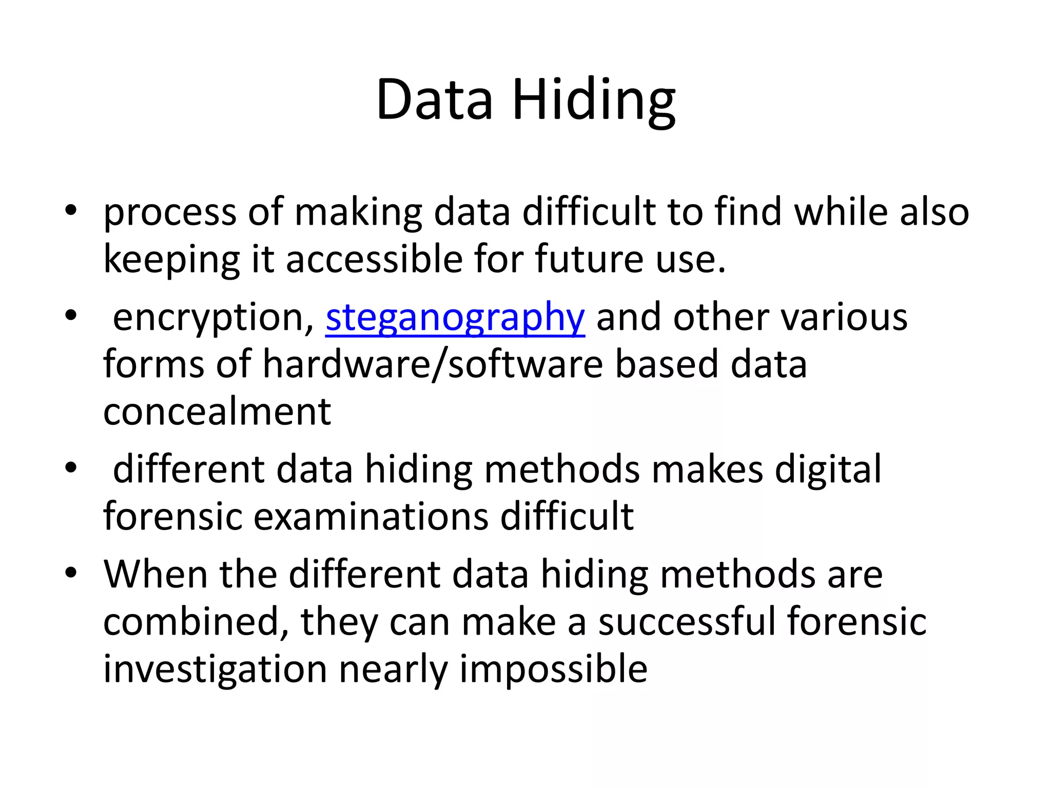 Anti forensic | PPTX