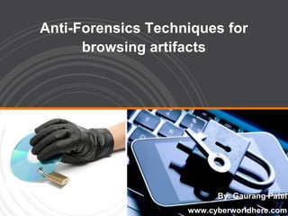 Anti forensics-techniques-for-browsing-artifacts | PDF