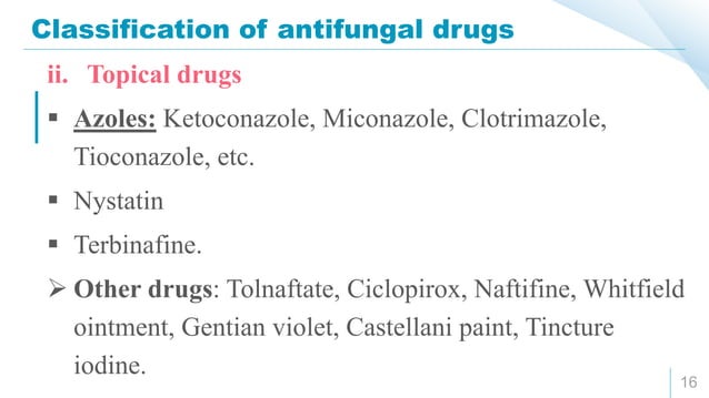 Anti-Fungal drugs | PPTX