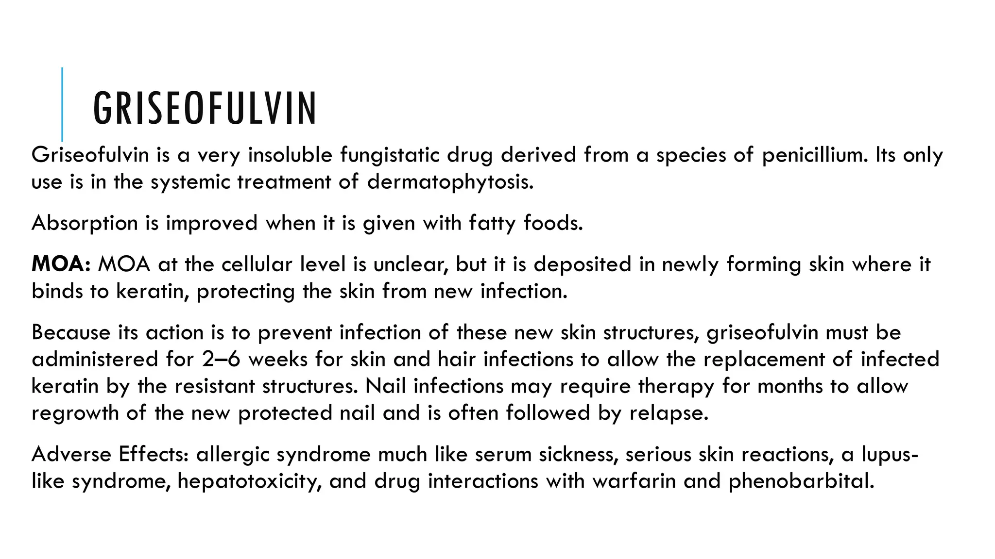 ANTI-FUNGAL AGENTS of Pharmacological descent | PPTX