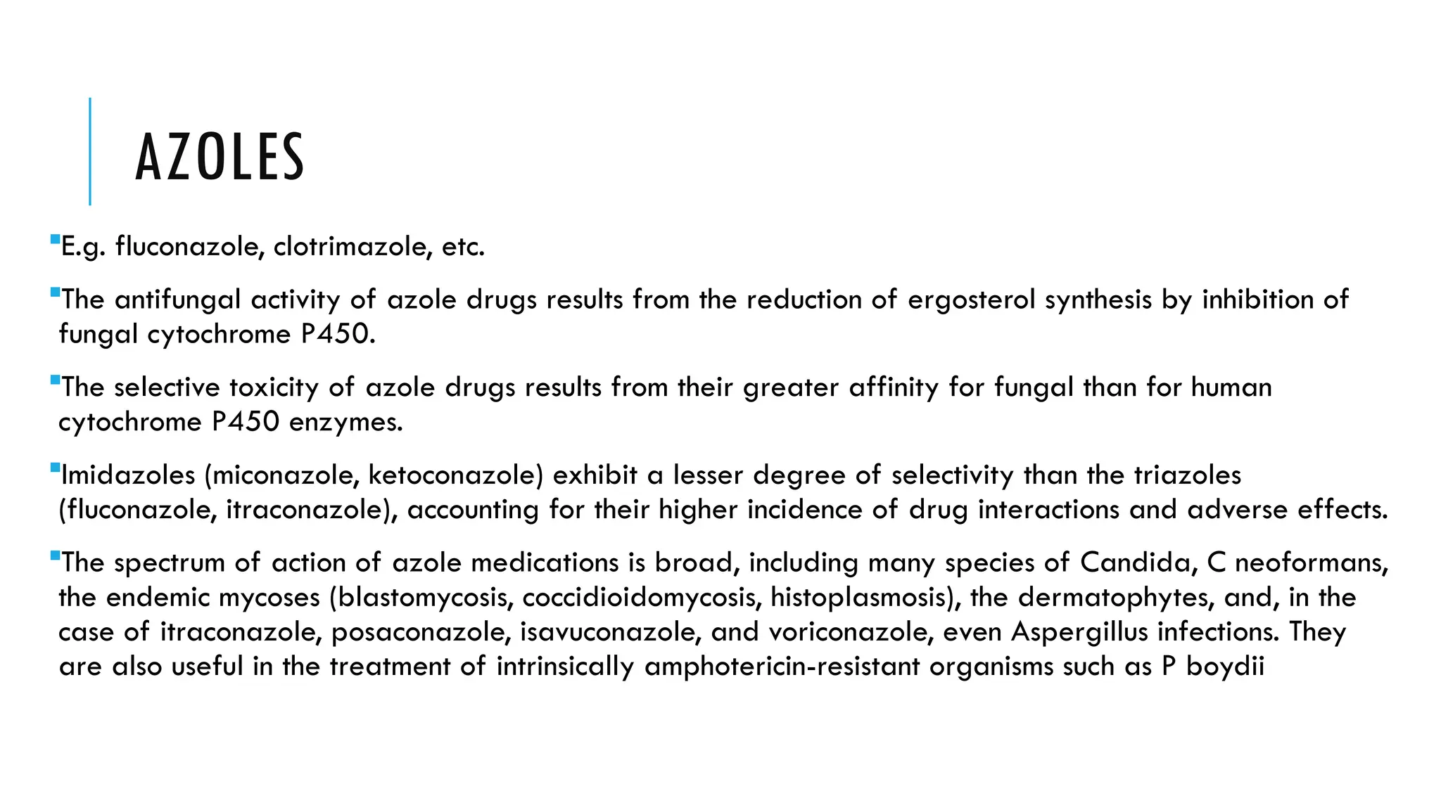 ANTI-FUNGAL AGENTS of Pharmacological descent | PPTX