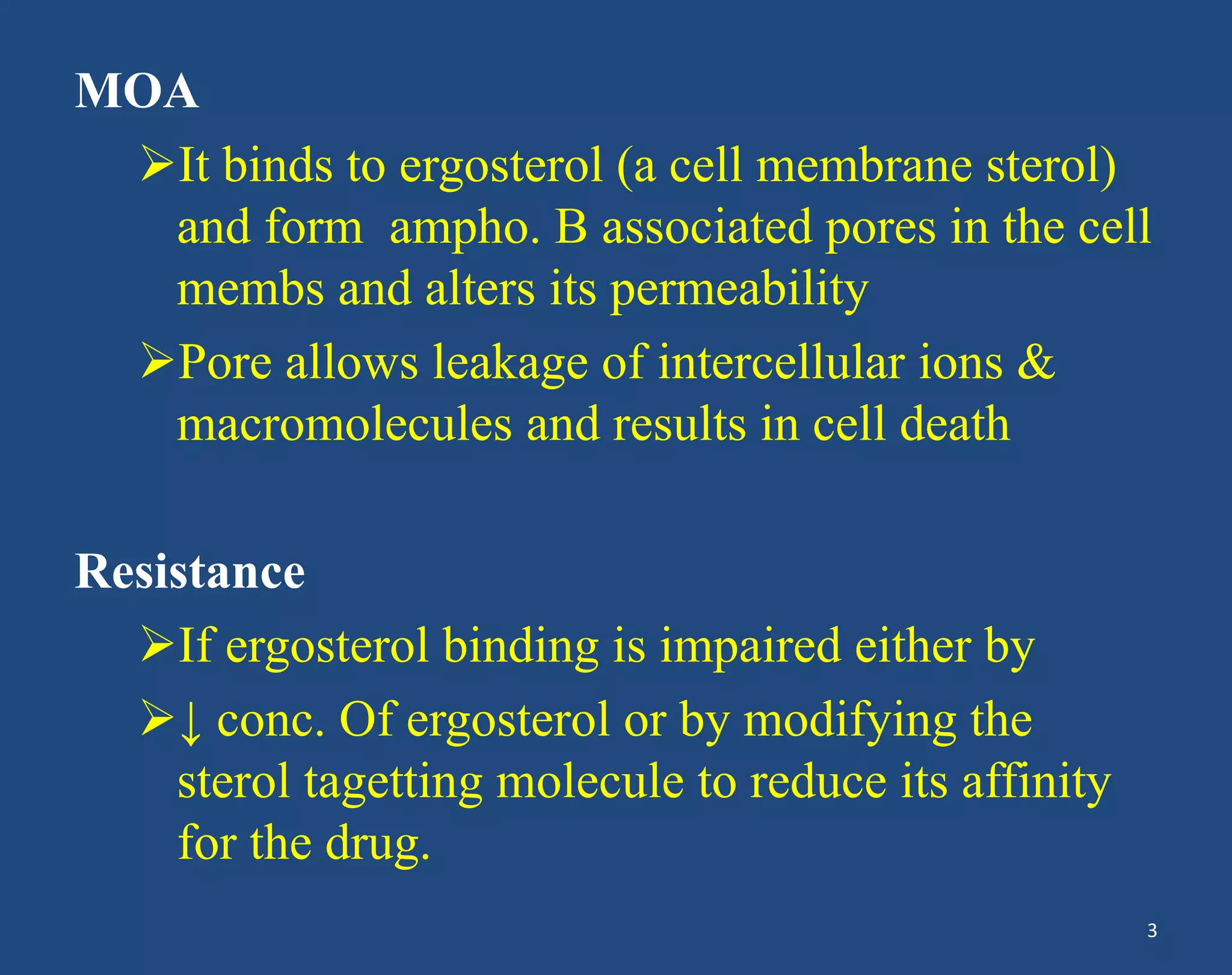 Anti fungal (amphotericin b) | PPTX