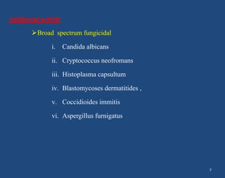 Anti fungal (amphotericin b) | PPTX