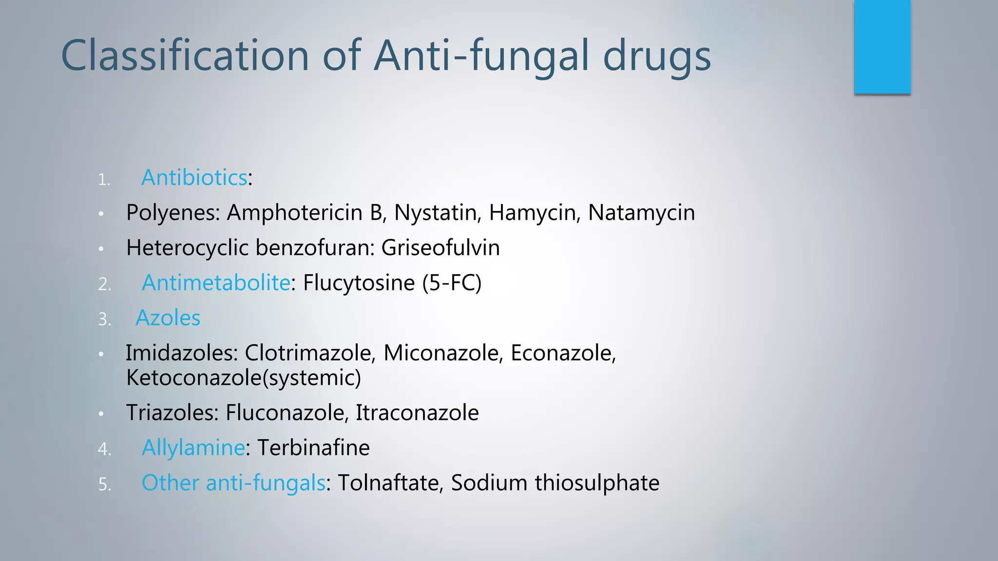Anti fungal drugs | PPT