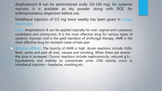 Anti fungal drugs | PPTX