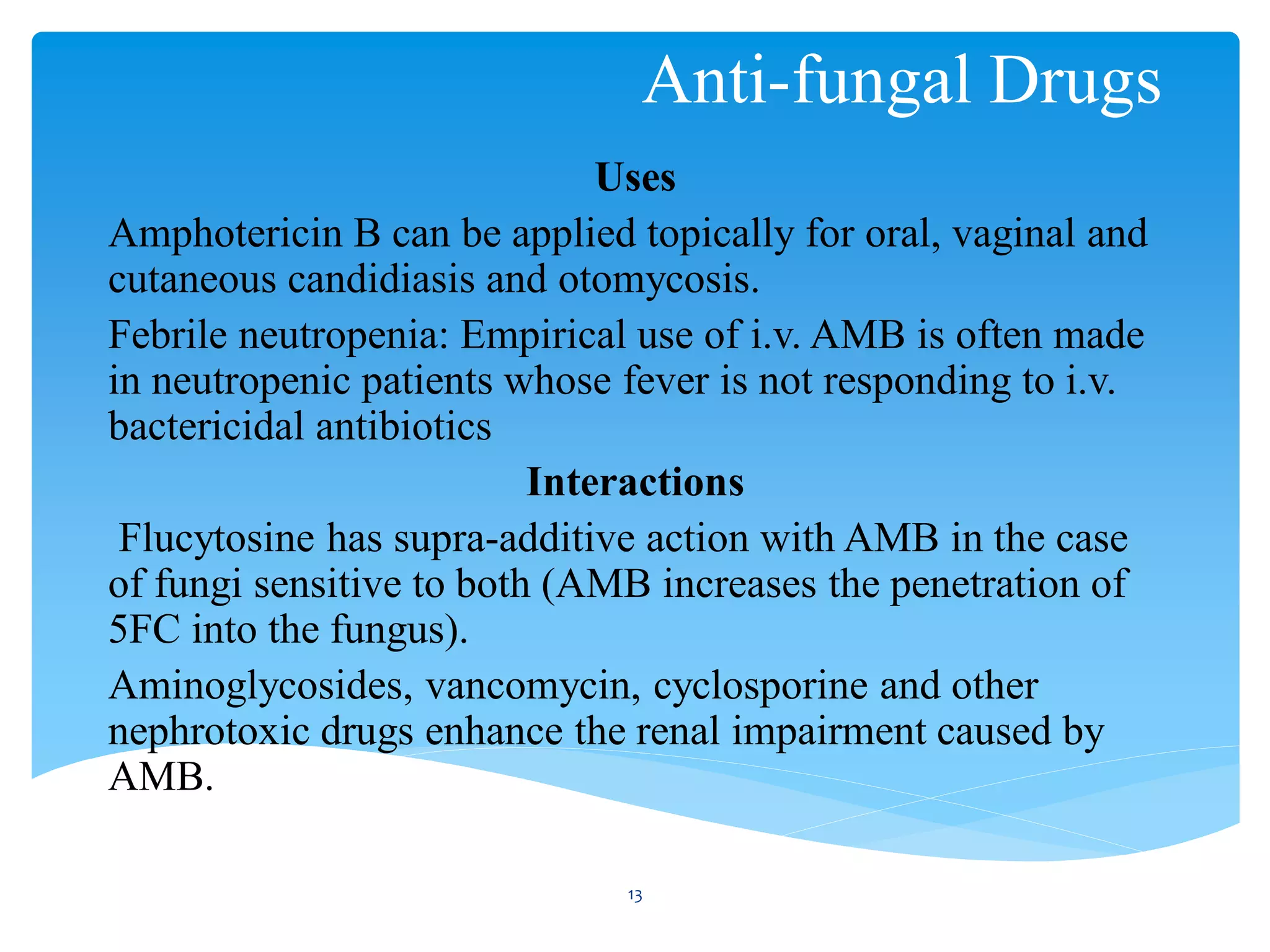 Anti fungal drugs (Antibiotics) | PDF
